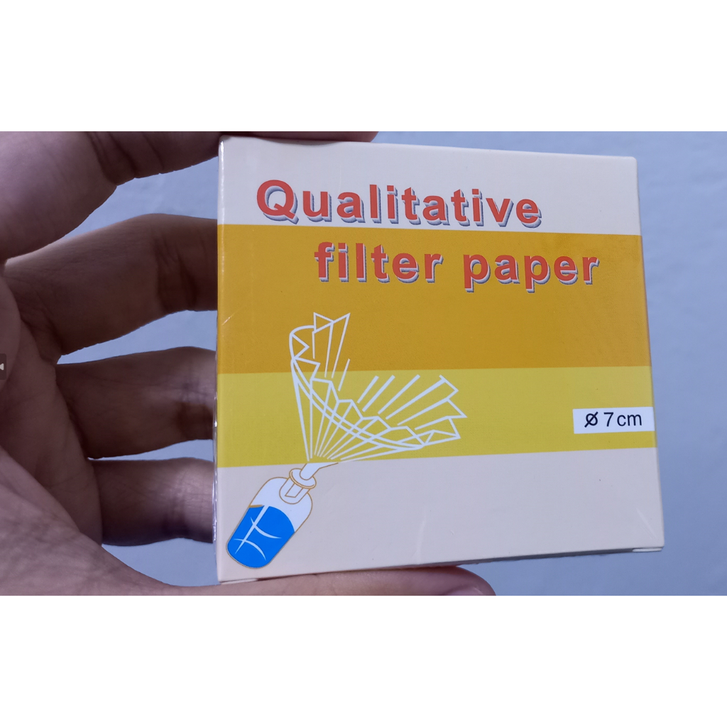 QUALITATIVE FILTER PAPER MEDIUM FLOW 70mm 90mm 110mm 125MM | Shopee ...
