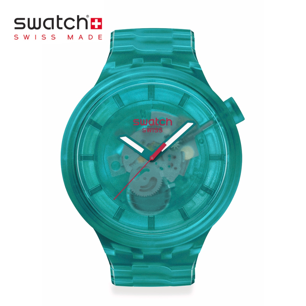 Swatch Big Bold Colors of Joy TURQUOISE JOY SB05L101 Biosourced Strap ...