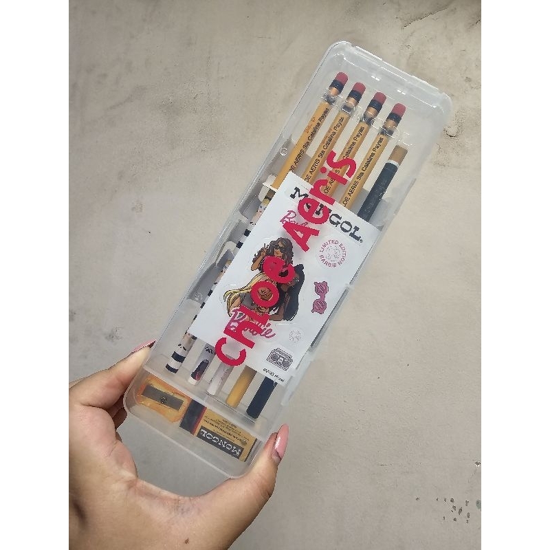 Barbie Mongol #2 Pencil Set with Laser Engraved Name | Shopee Philippines