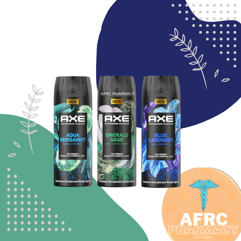 Axe Fine Fragrance Collection Aqua Bergamot Body Emerald Sage Blue ...