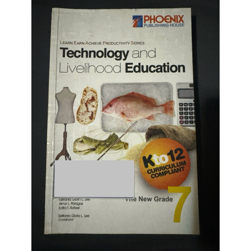 Technology and Livelihood Education Grade 7 Preloved Textbook | Shopee ...