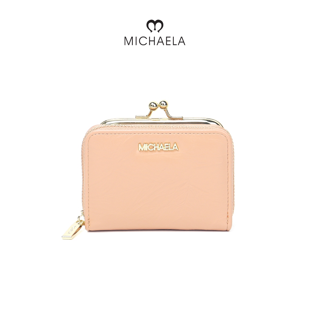 MICHAELA 2-in-1 Card Wallet with Detachable Kiss Lock Coin Purse ...