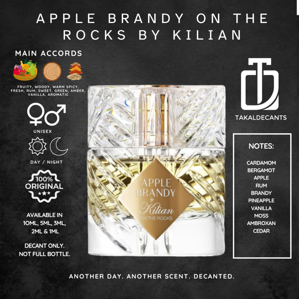 Kilian Apple Brandy on the Rocks (1ml/2ml/3ml/5ml/10ml) TAKALDECANTS ...