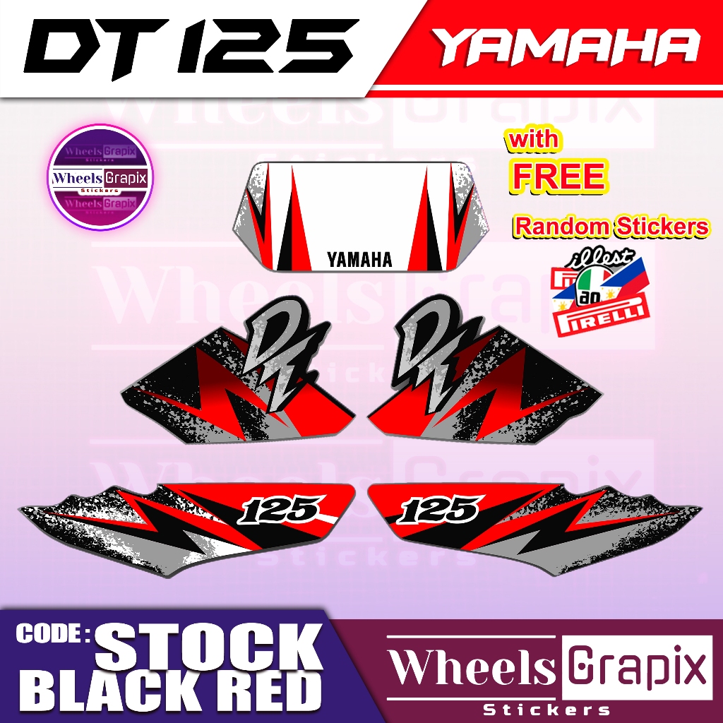 DT 125 Yamaha Stock Decals | Shopee Philippines