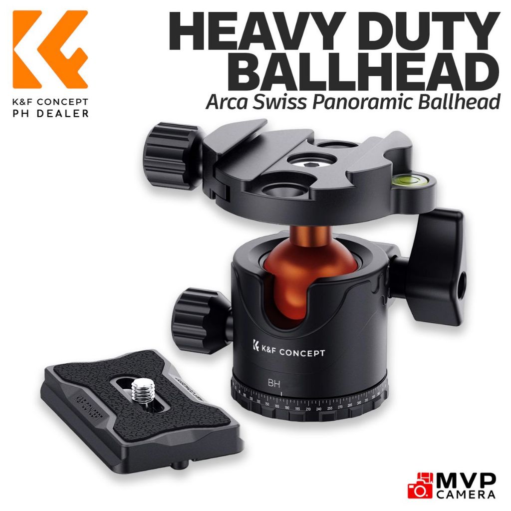 [AUTHORIZED PH] K&F KF CONCEPT Tripod Ball Head Panoramic 360° BH-25 BH ...