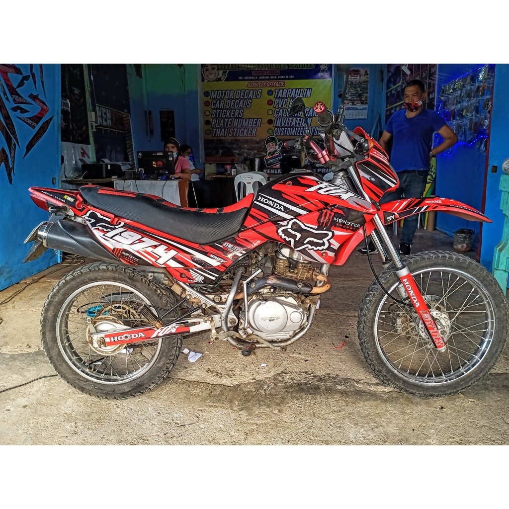 Honda XR 125L Full Decal Sticker Set | Shopee Philippines
