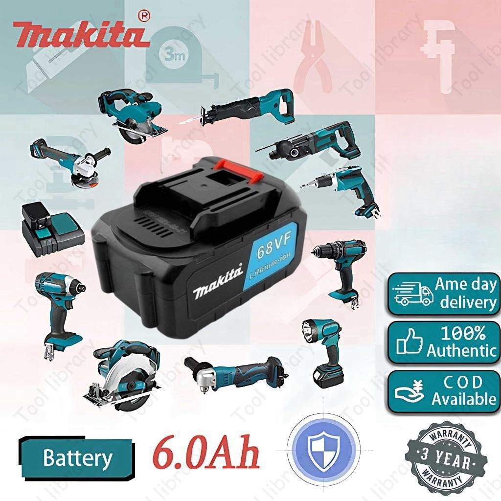 Portable Wireless Battery 68V Can Rechargeable COD 10 Cells 1 Hour long ...