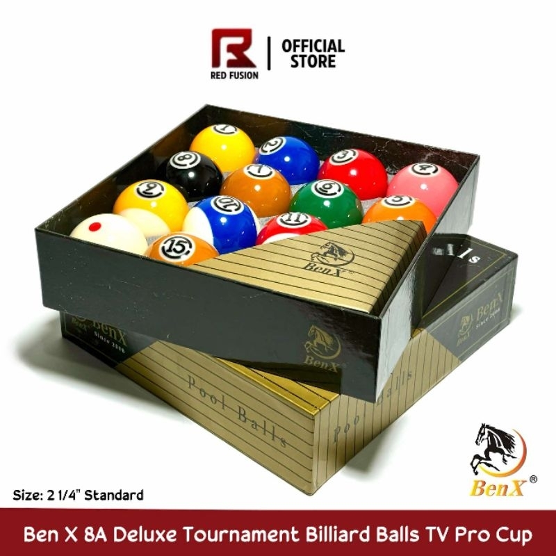 Ben X 8A Deluxe Tournament Billiard Balls TV Pro Cup | Shopee Philippines