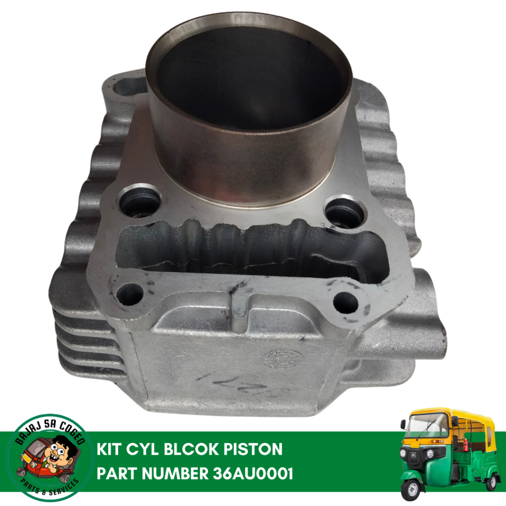 1PC Kit Cylinder Block Piston Assembly (36AU0001) for Bajaj RE Compact ...