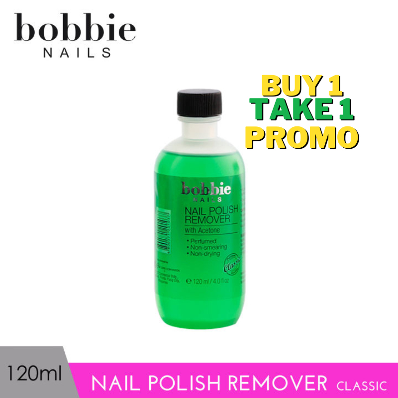 Bobbie Nail Polish Remover Acetone 120ml | Shopee Philippines