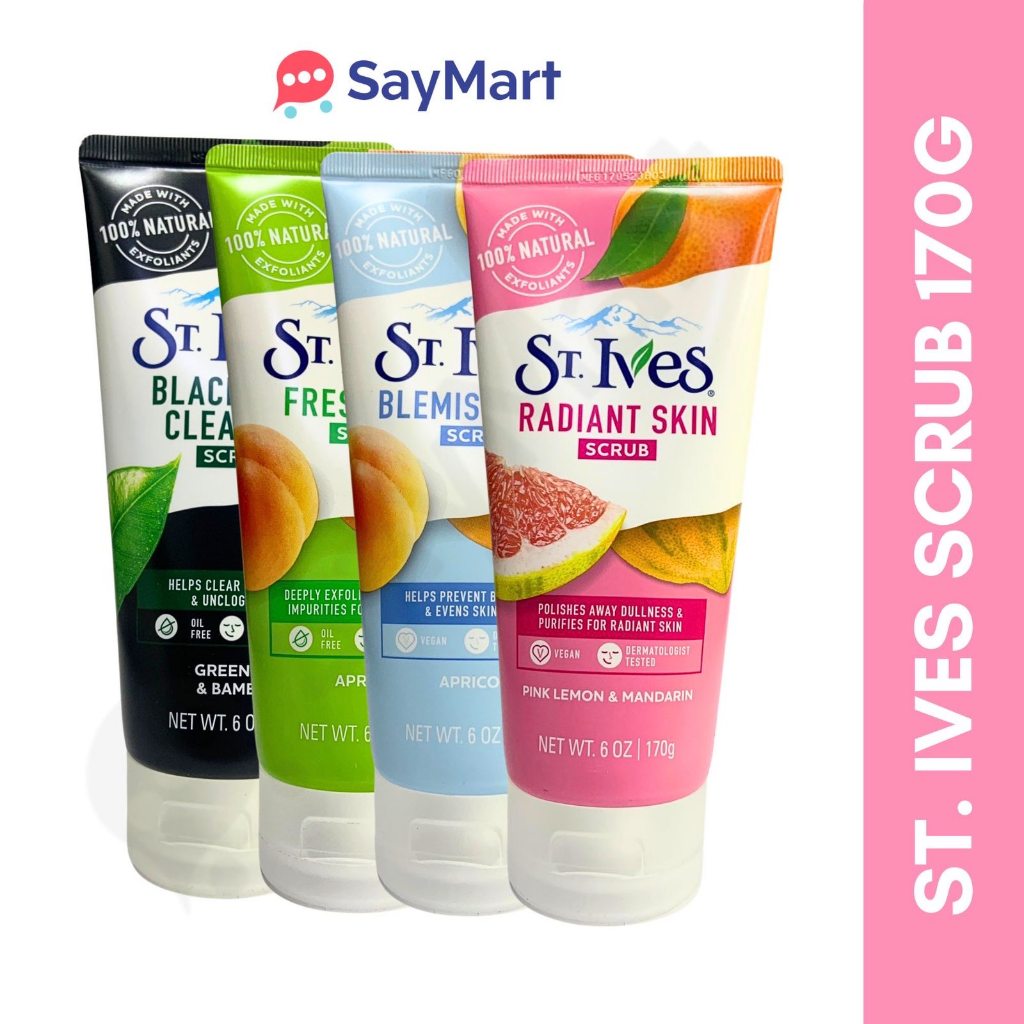 ORIGINAL ST. IVES FACIAL SCRUB 170G | Shopee Philippines