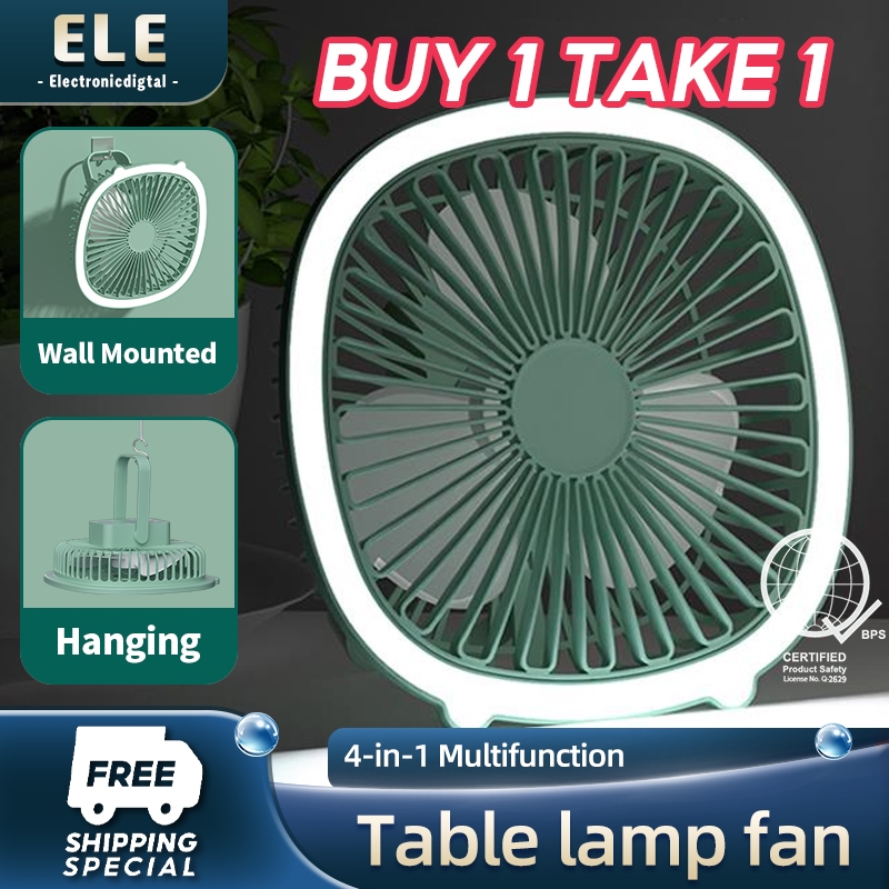 Multifunctional Desktop Fan Table Lamp Fan Mini Fan Desk Lamp Fan ...
