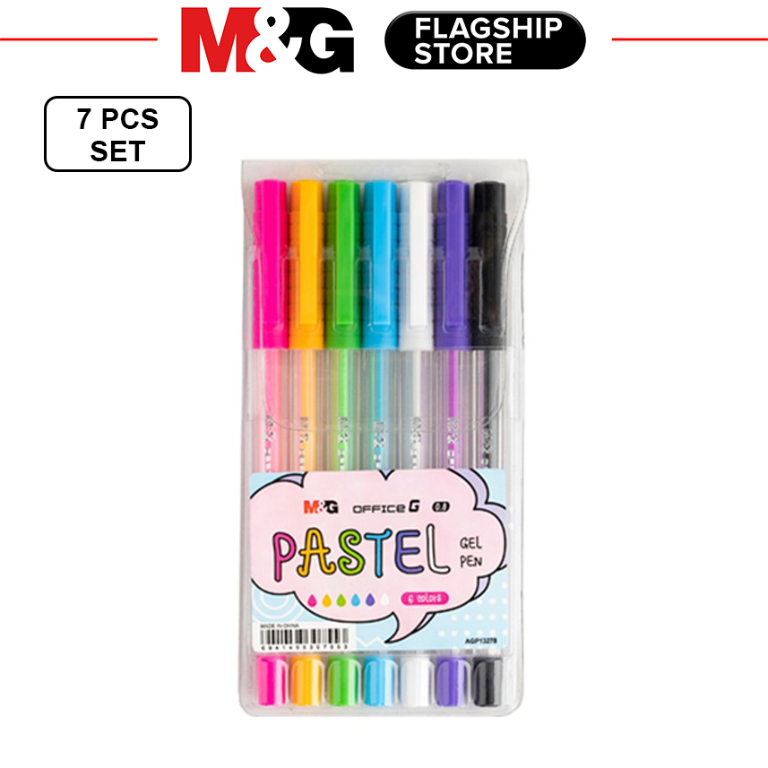M&G Office G Pastel Gel Pen 0.8mm Agp13278 (7pcs Set) | Shopee Philippines