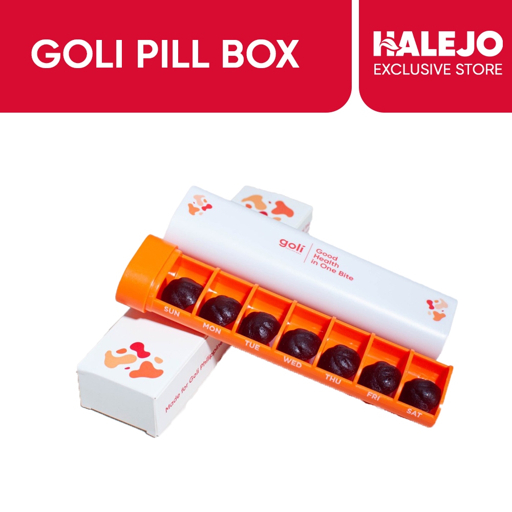 Goli Nutrition Pill Box [Durable & Aesthetic Organizer] | Shopee ...