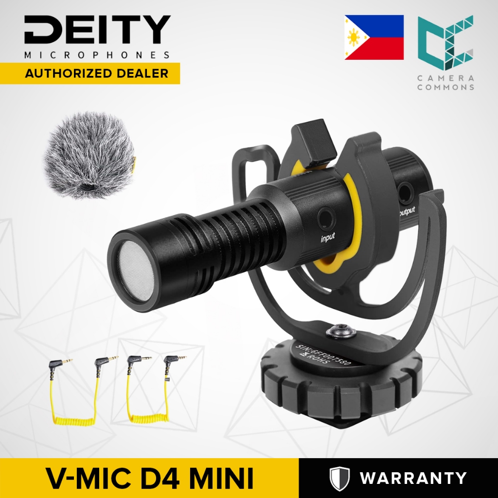 Deity Microphones V-Mic D4 Mini Ultracompact Camera-Mount Shotgun ...