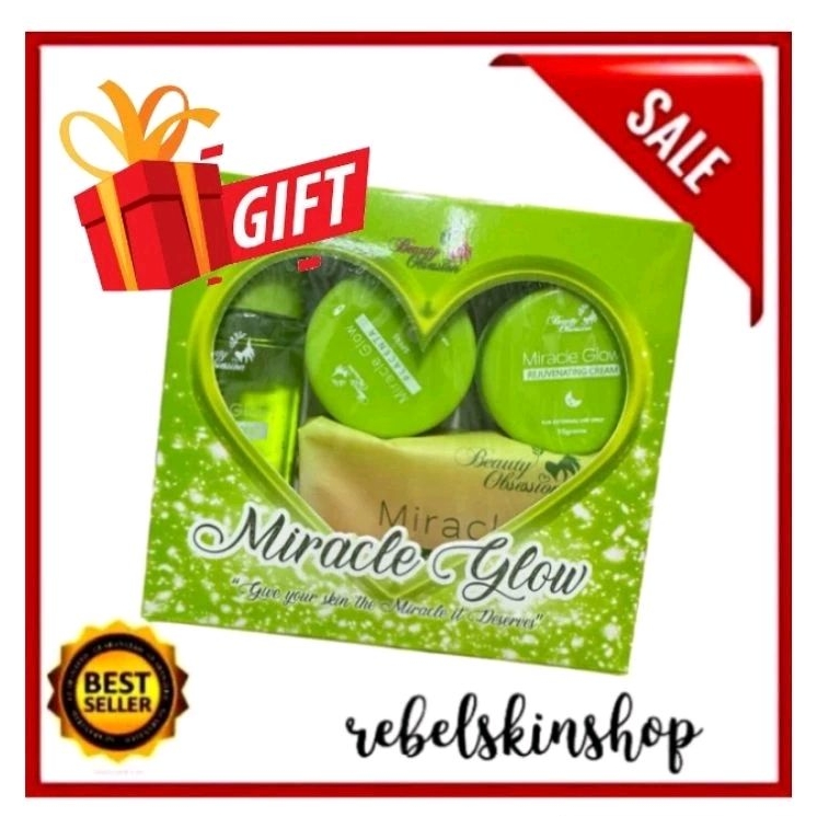 (NEW PACKAGING ) BEAUTY OBSESSION MIRACLE GLOW PREMIUM REJUVENATING SET ...