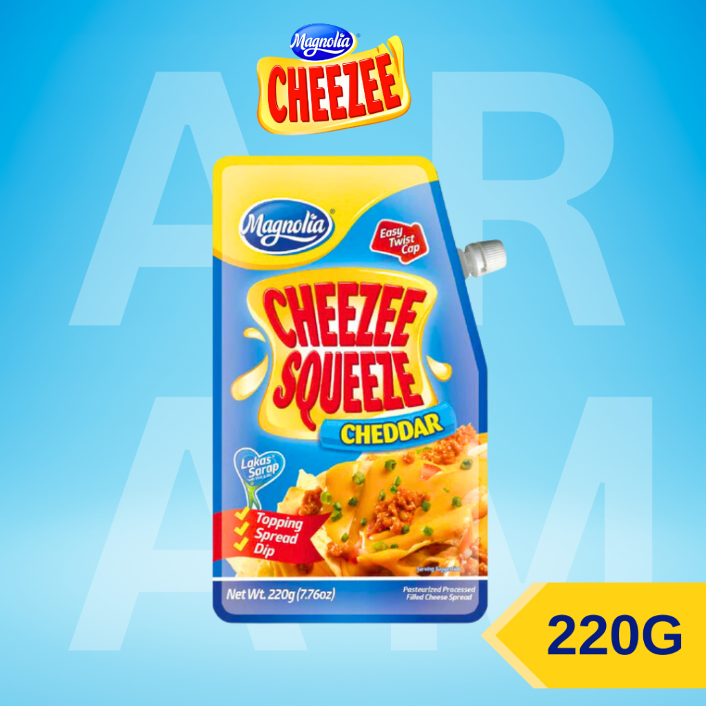 Magnolia Cheezee Squeeze Plain 220G | Shopee Philippines