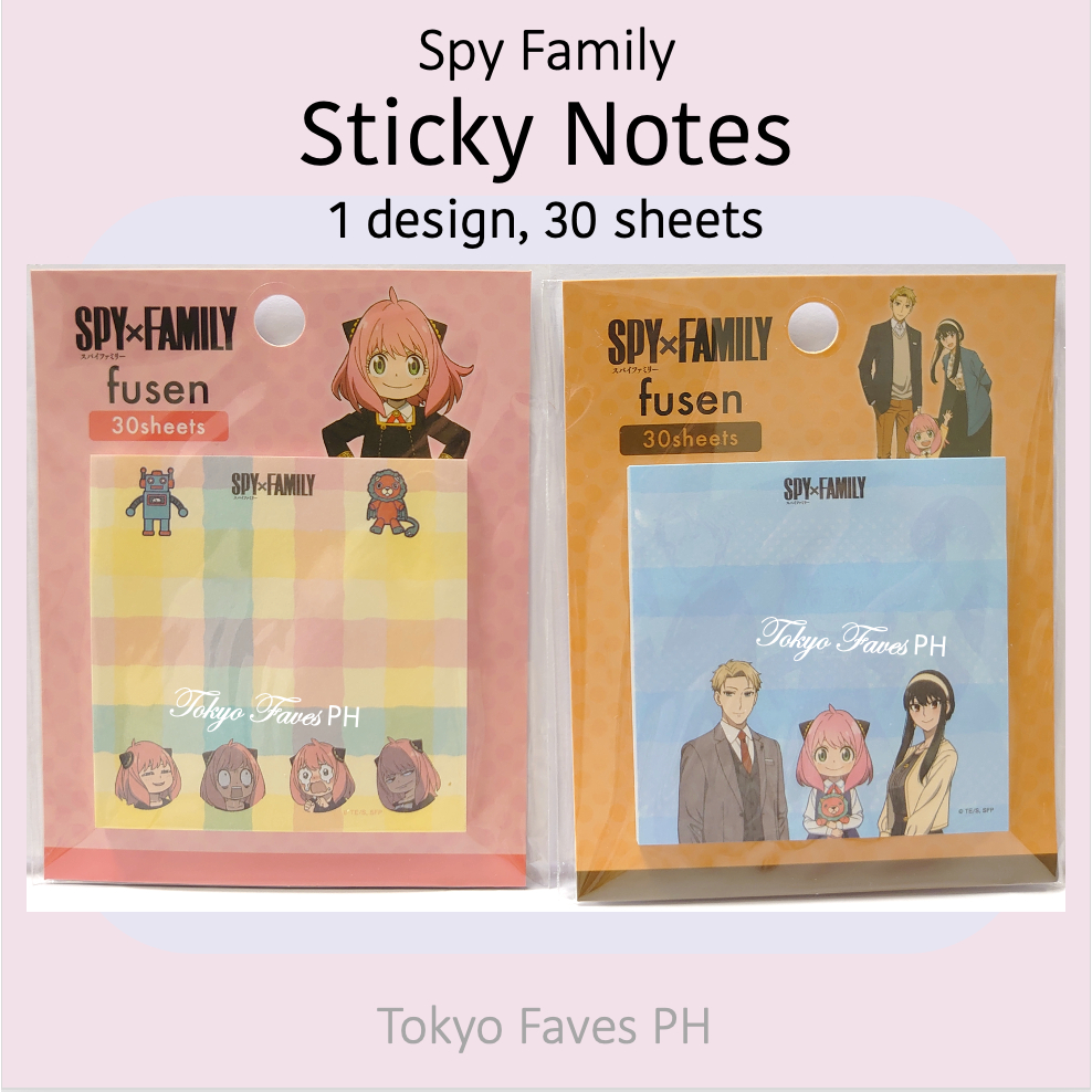Daiso Can Do Spy Family sticky notes | Shopee Philippines