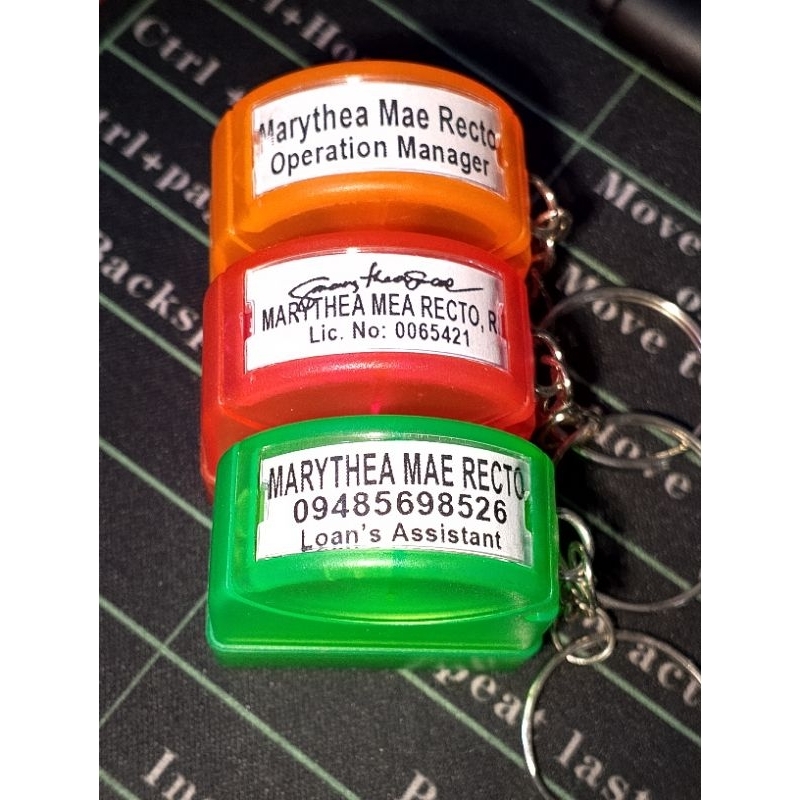 DIGI PERSONALOZED STAMP SELF INKING FREE LAYOUT | Shopee Philippines