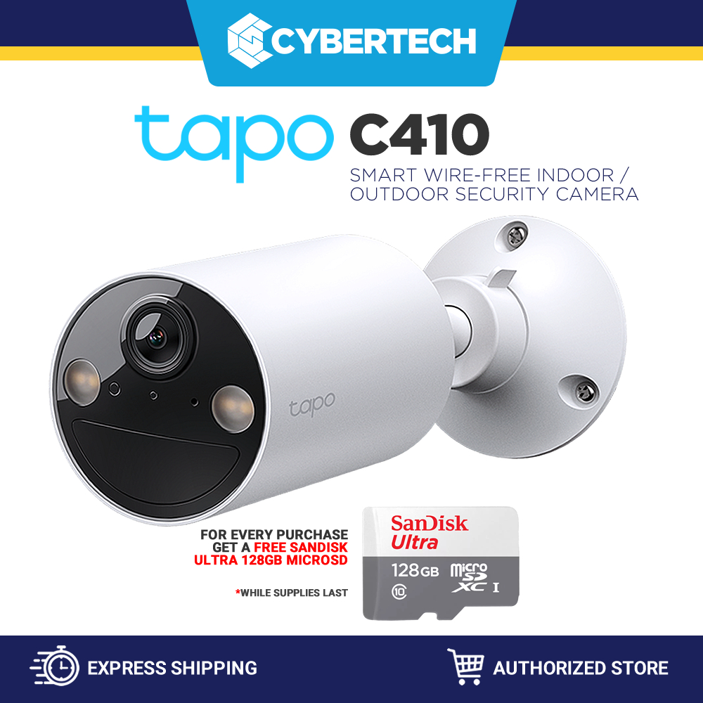 Cybertech TP-Link Tapo C410 Smart Wire-Free Indoor/Outdoor Security ...