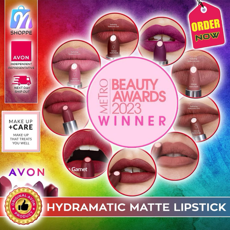 Avon Hydramatic Matte / Shine Lipstick 3.6g | Shopee Philippines