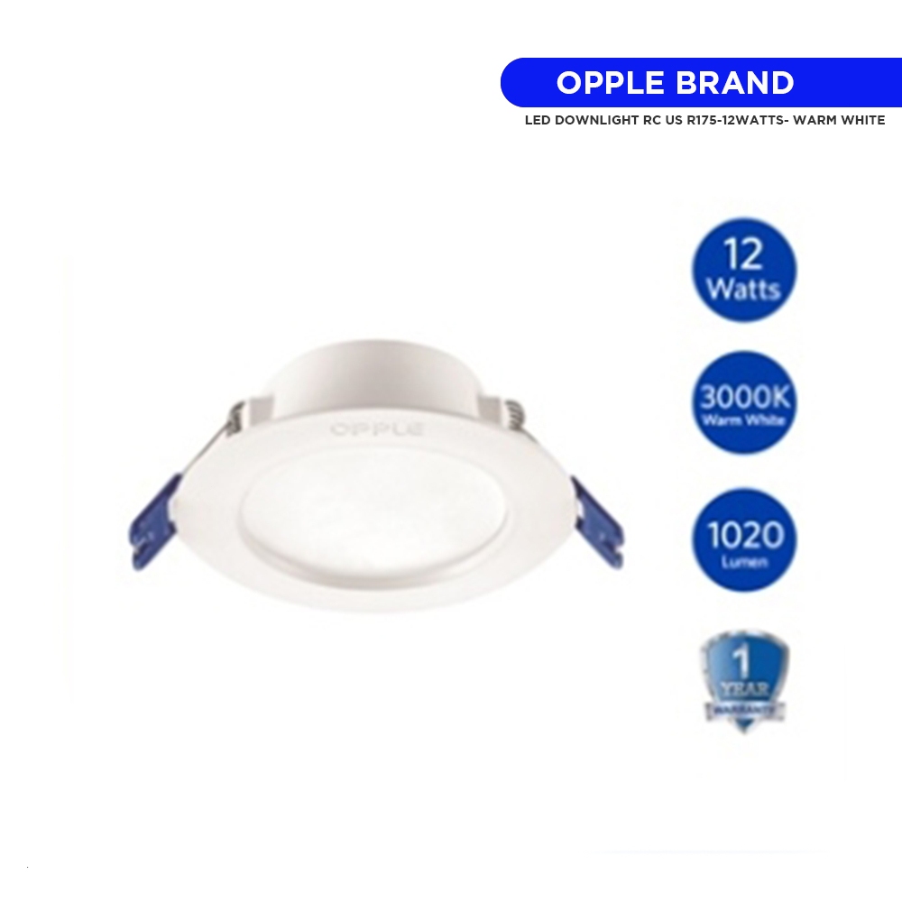 OPPLE LED Downlight Pin Light RC-US 4watts/6w/9w/12w | Angle beam ...