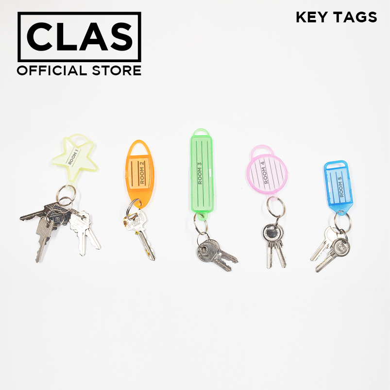 CLAS Key Chain Blister Packs | Key Tags to name your Keys and Organize ...