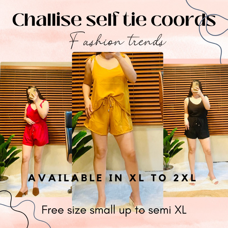 SELF TIE TERNO Challise and Soft Linen Fabric | Shopee Philippines