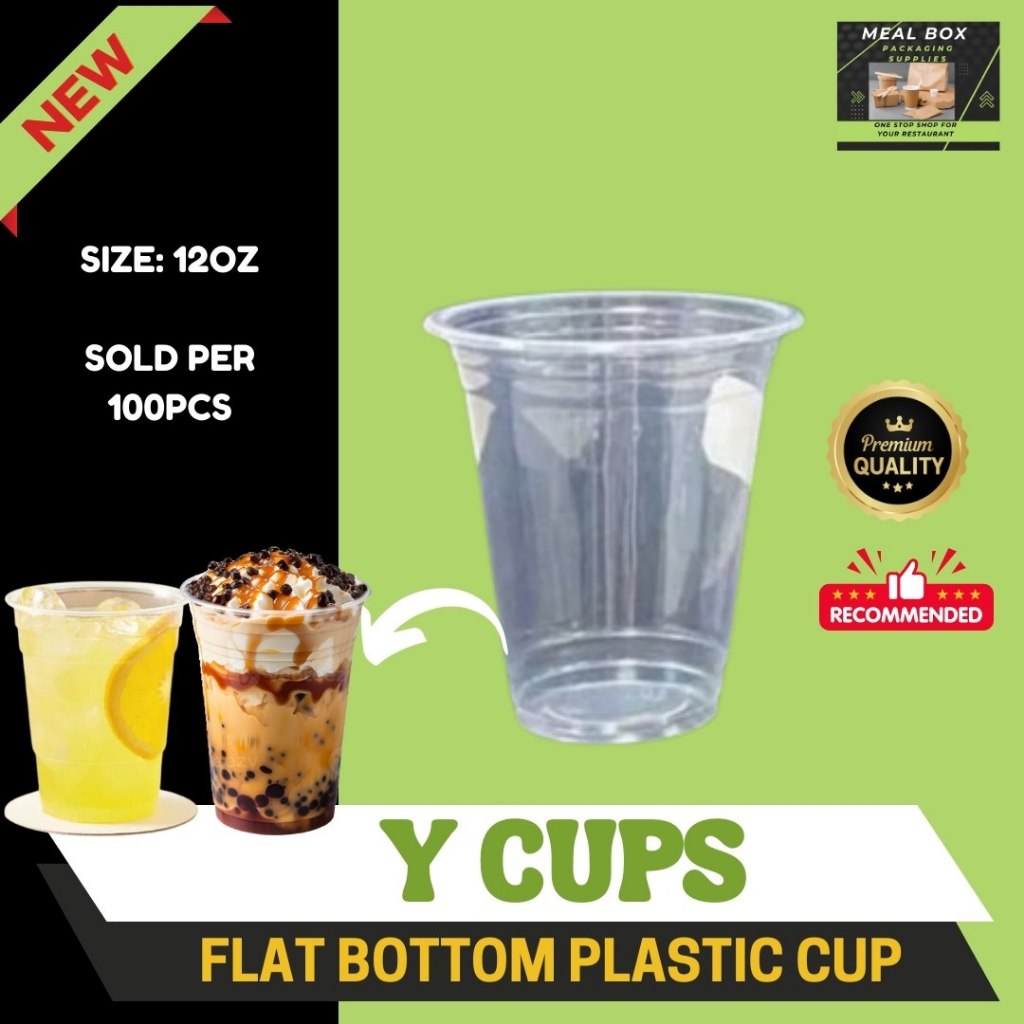Plastic Y Cups 12oz - 100pcs | Shopee Philippines