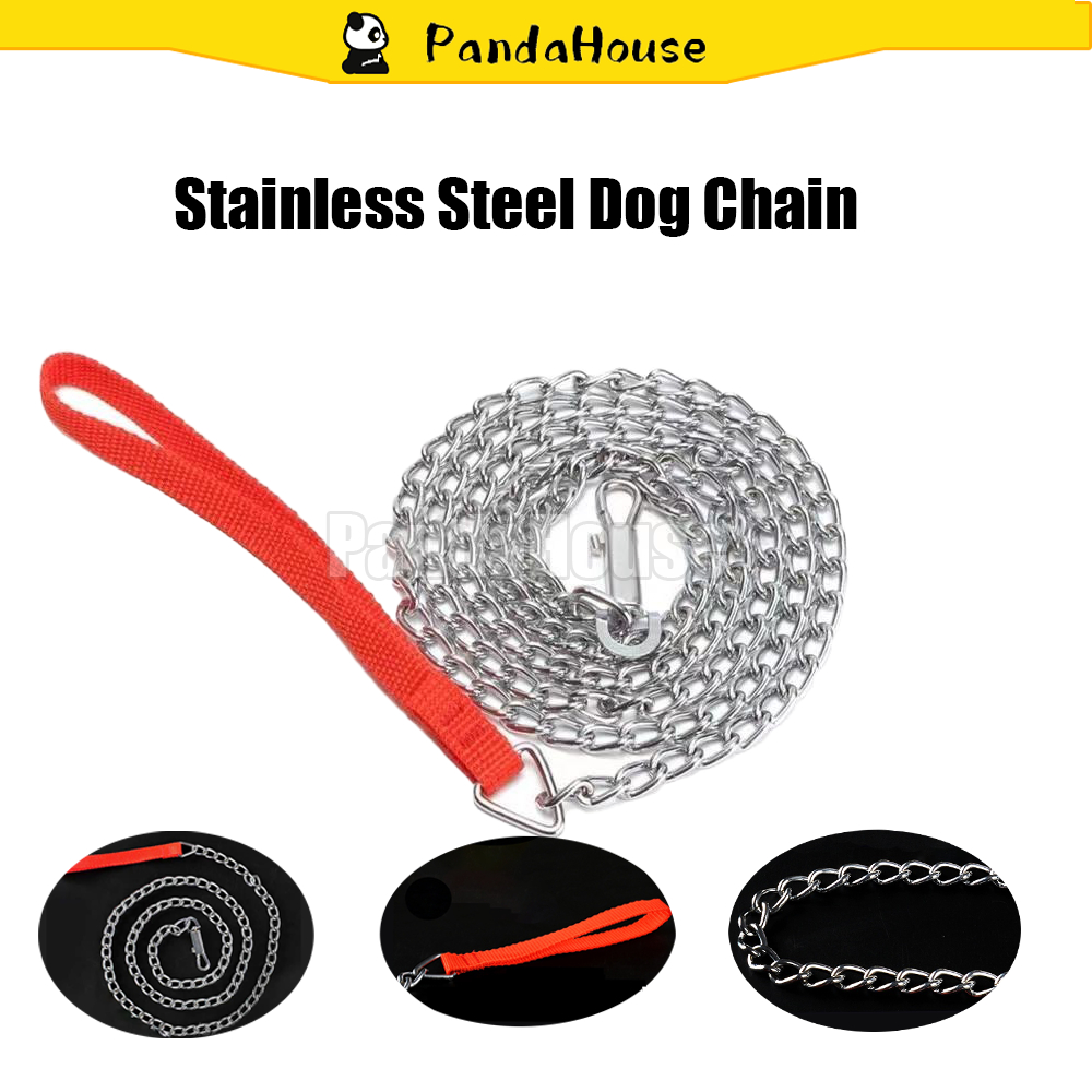 Stainless Steel Dog Chain & Collars Dog Leash Big Dog Chain Dog Collar ...