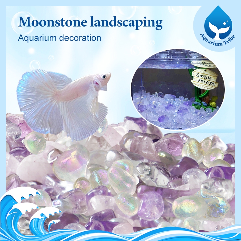 Aquarium Decoration Stone Amethyst Crystal Aand Fish Tank Landscape ...