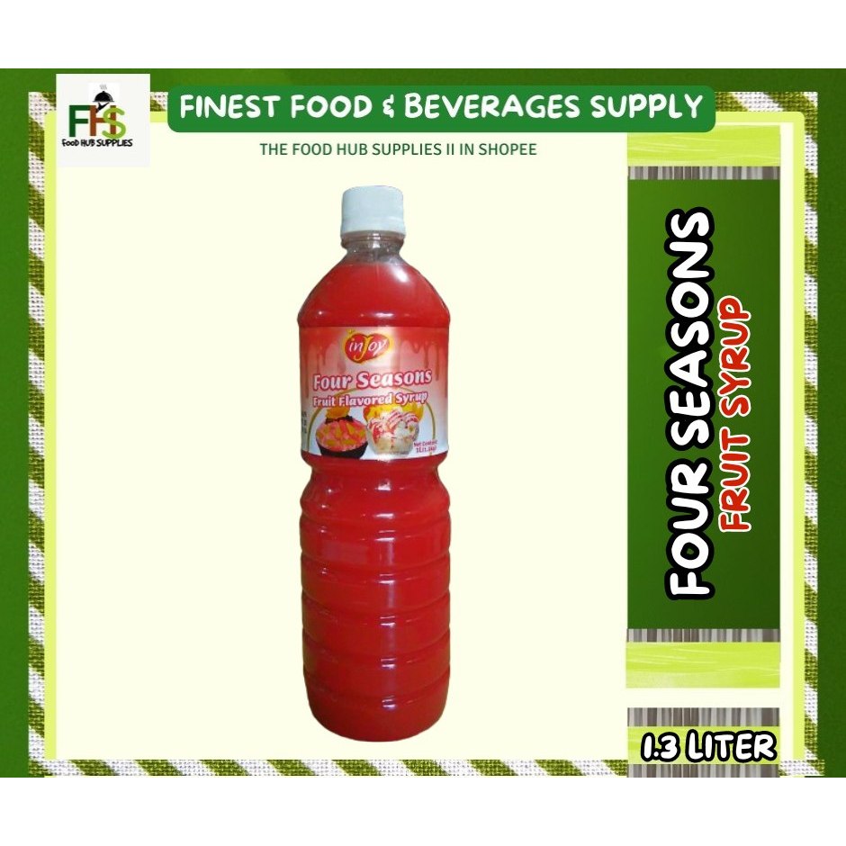 FOUR SEASONS FRUIT FLAVORED SYRUP 1.3KG | Shopee Philippines
