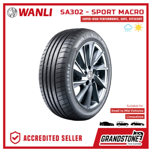Wanli SA302 Sport Macro Car Tires Rim 17 205/40R17 205/45R17 205/50R17 205/55R17 215/40R17 1/4 ...