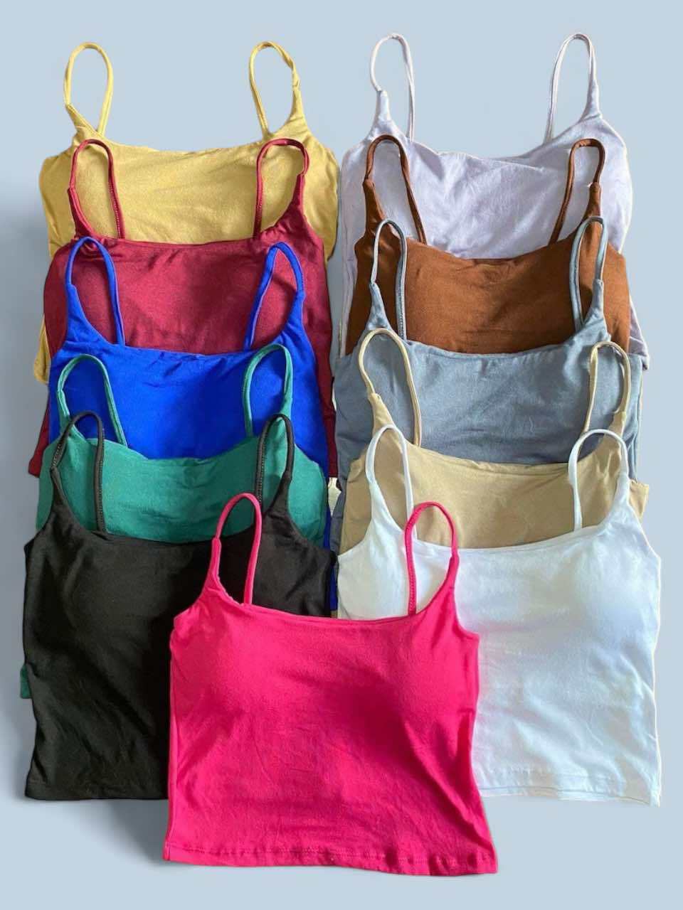 New Padded Trendy Seamless Double Lining Tank Top for Women. | Shopee ...