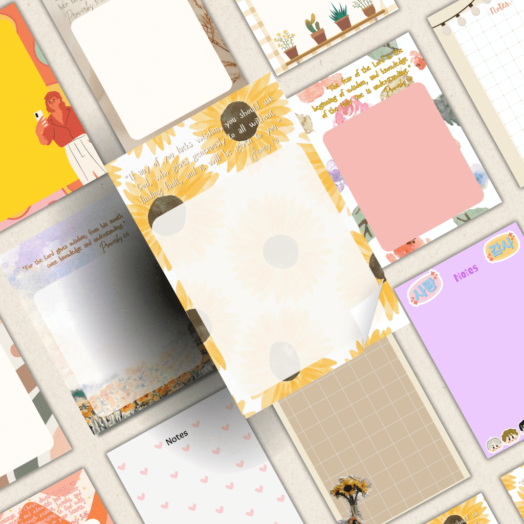 Handy Notepad for jotting down notes, 80 gsm paper, 50 sheets | Shopee ...