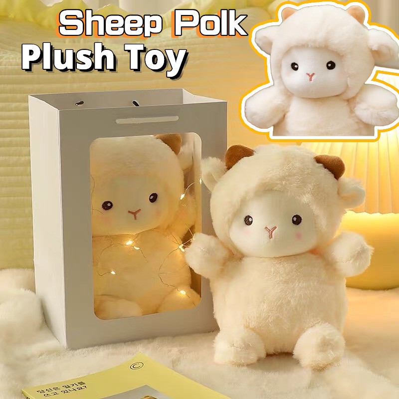 Free gifts 25CM Cute Sheep Plush Dolls Kawaii Rabbit Fur Alpaca Toys ...