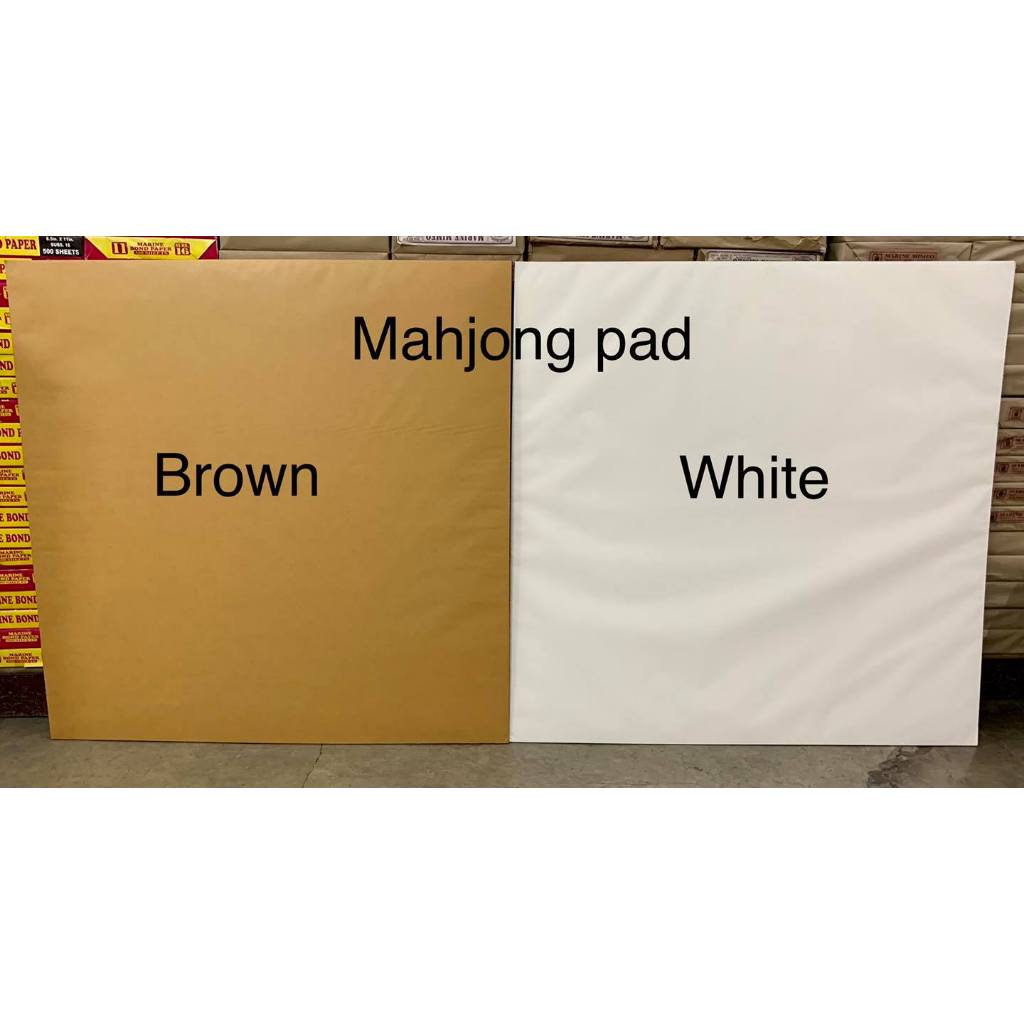Standard Size Mahjong Pad Brown and White 60 Sheets | Shopee Philippines