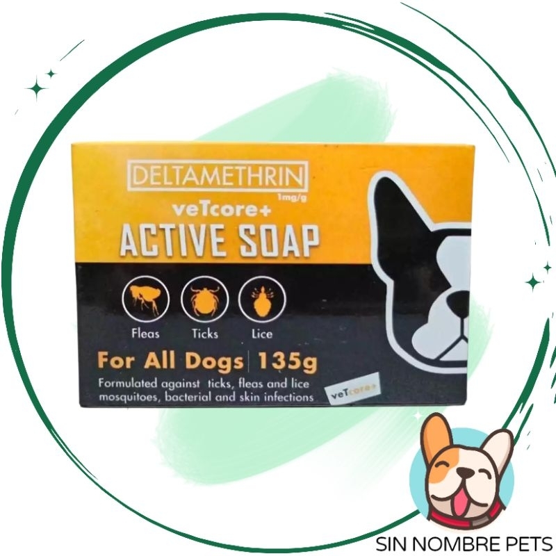 Vet Core VetCore Plus Active Soap 135g Pet Essentials (Deltamethrin ...