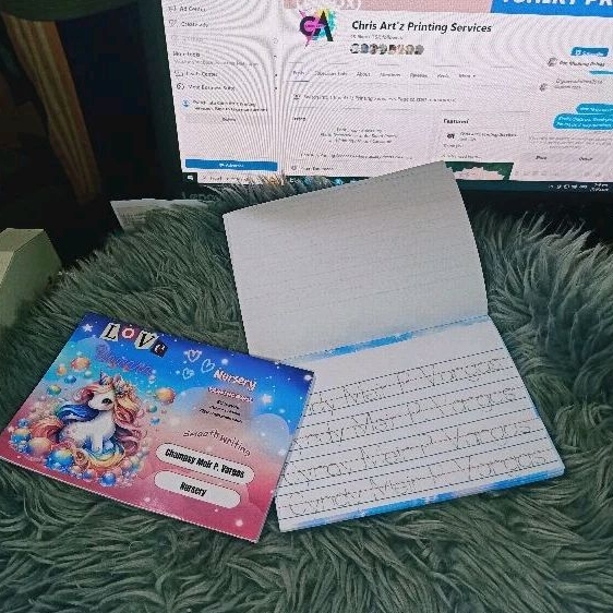 Tracing name pad personalized 50 leaves | Shopee Philippines