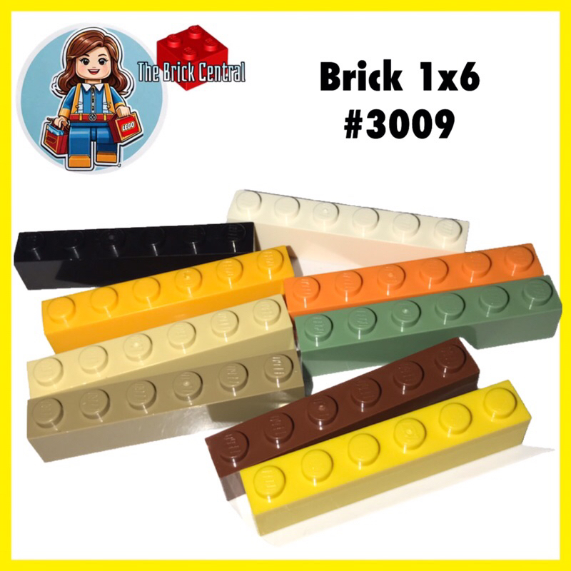 The Brick Central • LEGO Brick 1x6 3009 | lego brick 3009, lego 3009 ...