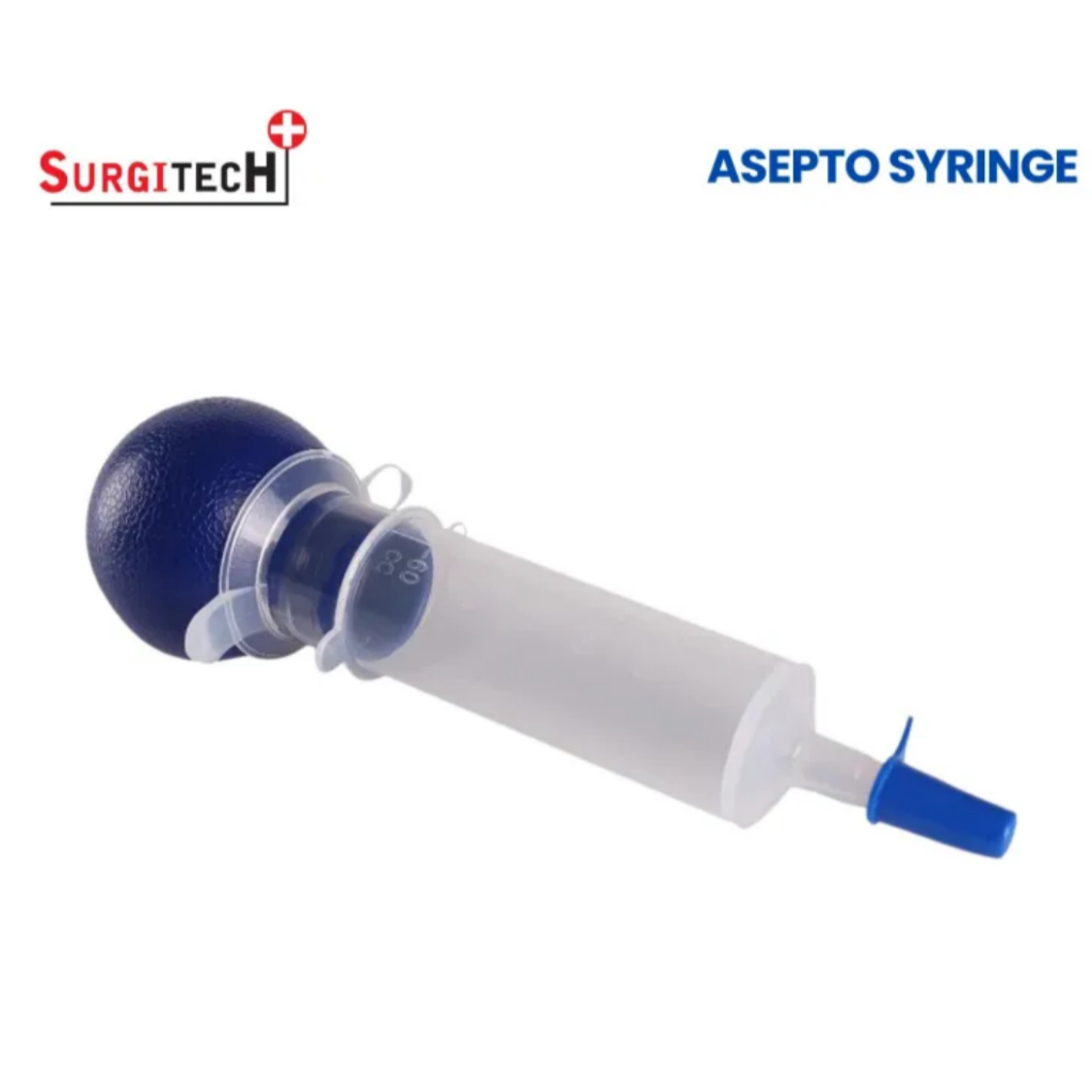 SURGITECH Asepto/ Irrigation Syringe Bulb Type 60ML (1PC) | Shopee ...
