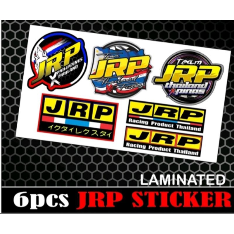 jrp 1 set sticker laminated waterproof | Shopee Philippines