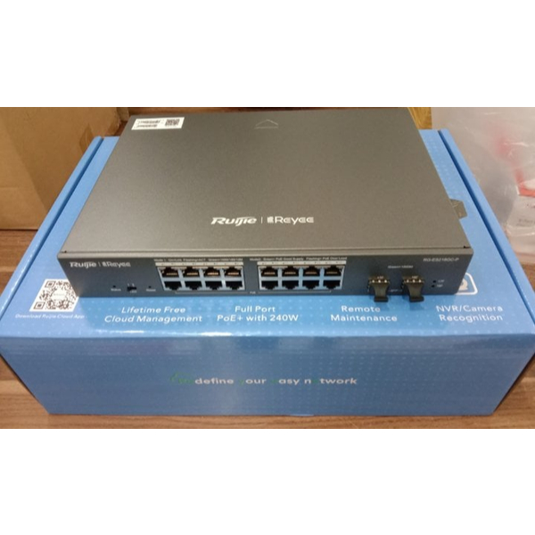 Ruijie | RG-ES218GC-P | 18-port Gigabit | Smart Managed POE Switch | Shopee Philippines