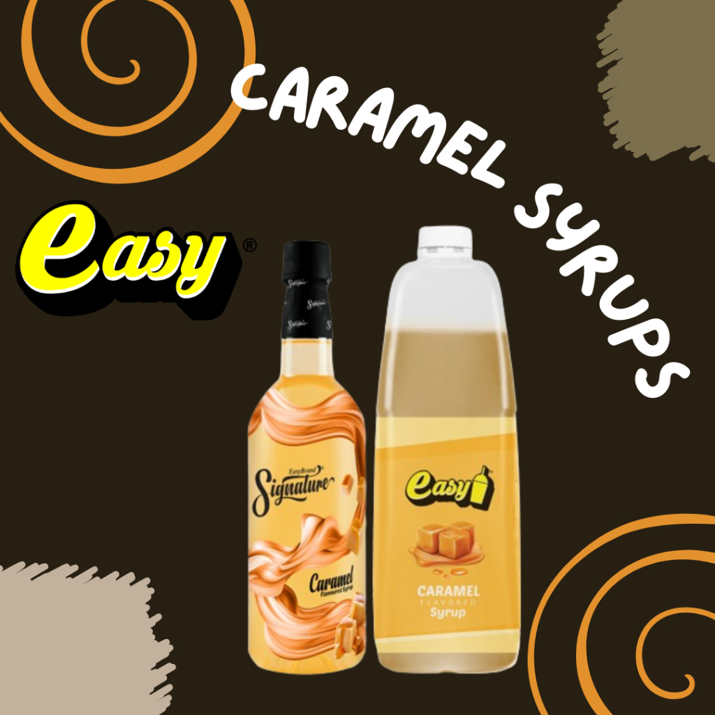 EASY BRAND Caramel Syrup 2.5kg & Signature Caramel 1kg – Premium Flavor ...