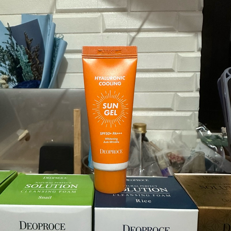 Deoproce Hyaluronic cooling Sun Gel 20g mini | Shopee Philippines