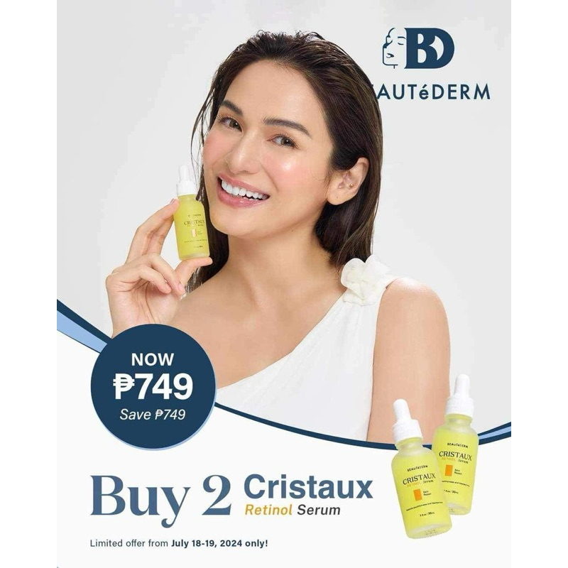 BUY 1 TAKE 1 BEAUTeDERM Cristaux ThreeMendous Trio Retinol, Niacinamide ...