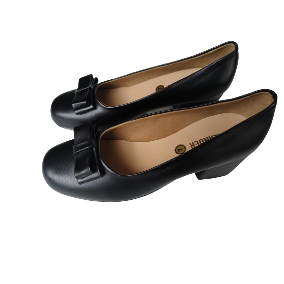 2 inches BLACK OFFICE/ SCHOOL SHOES ONHAND -LILIW, LAGUNA MADE | Shopee Philippines