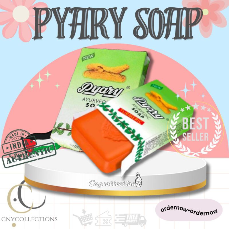 AUTHENTIC PYARY SOAP - TURMERIC (ONHAND) | Shopee Philippines