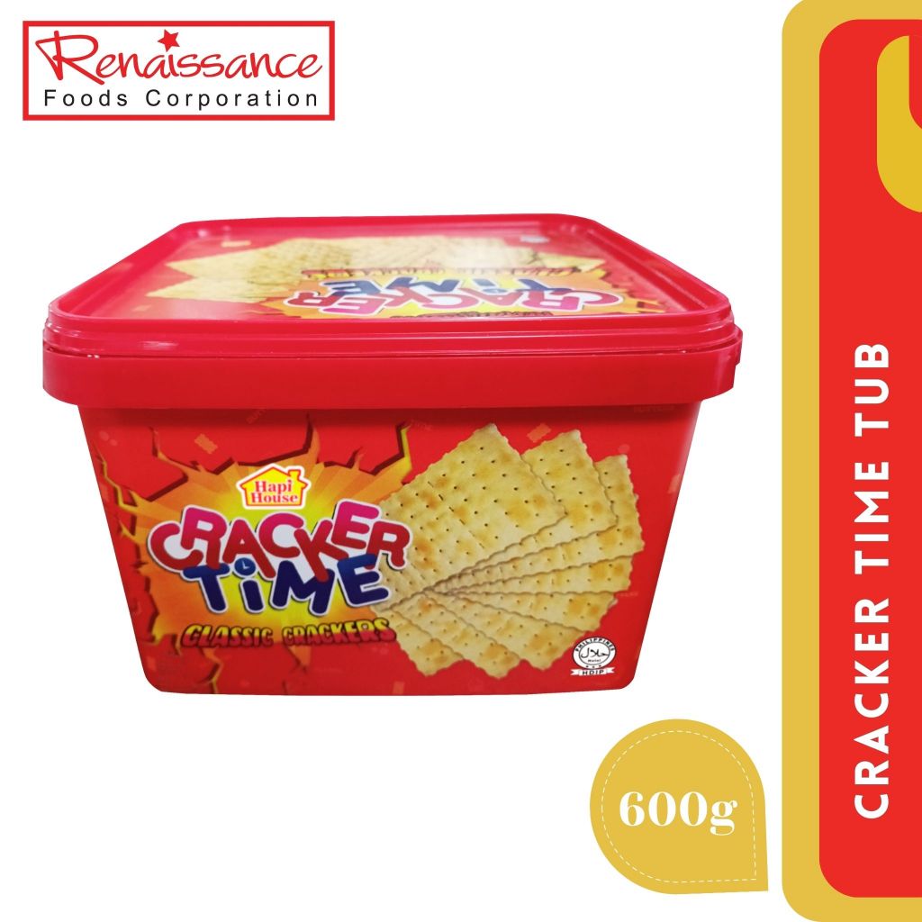 Cracker Time Classic Crackers Tub 600g | Shopee Philippines