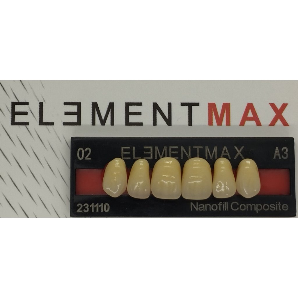 ELEMENT MAX Composite Resin Denture Teeth Anterior Pontic | Shopee ...
